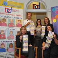 Deaf sign cards for Cheshire firefighters - All Together Now